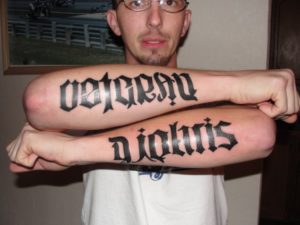 40+ Best Ambigram Tattoos Design and Ideas